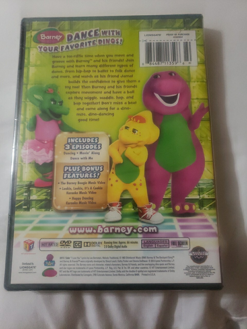 Barney: Dance with Barney (DVD, 2013) for sale online | eBay