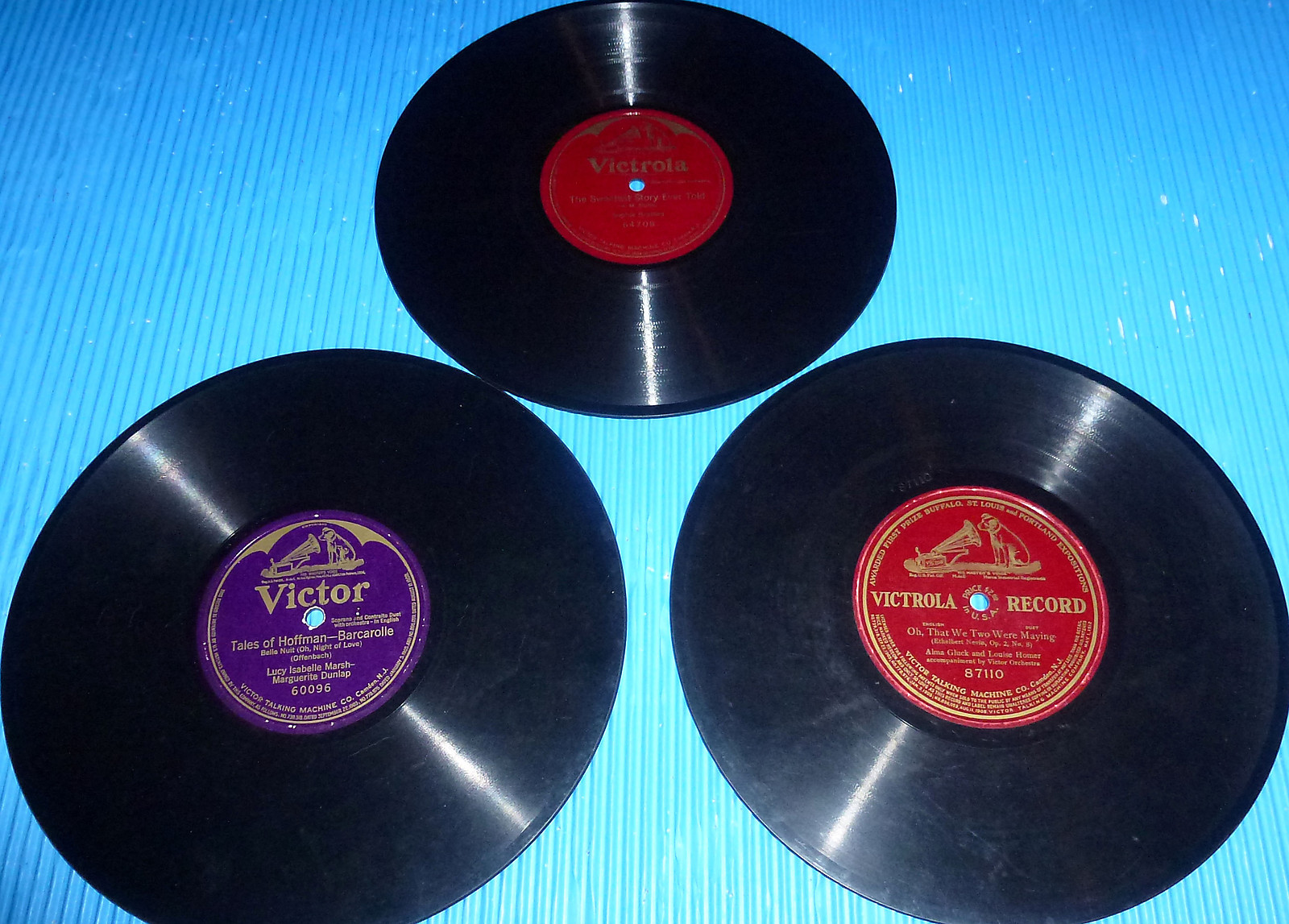 LUCY ISABEL MARSH, SOPHIE BRASLAU, ALMA GLUCK & LOUISE HOMER 3X10" 1 ...