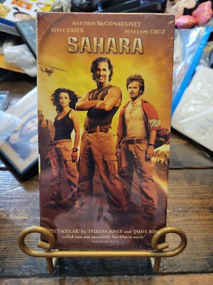 Sahara 2005 RARE Paramount VHS Penelope Cruz Matthew McConaughey New ...