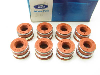 (8) NEW - OEM Ford F2TZ-6571-A Engine Valve Stem Oil Seals | eBay