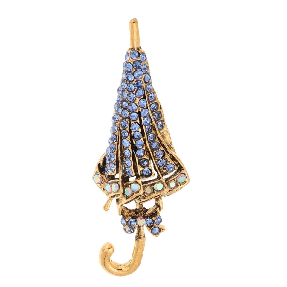 Hat Lapel Pin Decorative Umbrella Dress Pins for Women Clothes Brooch ...
