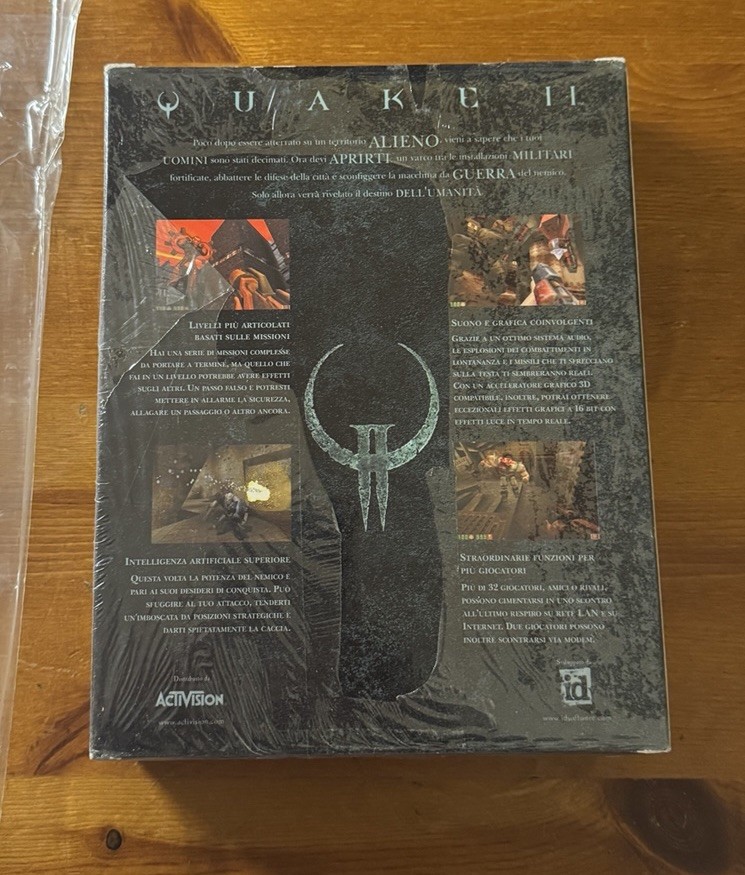 QUAKE II 2 Pc Cd Rom Original BIG BOX - SIGILLATO ITA | eBay