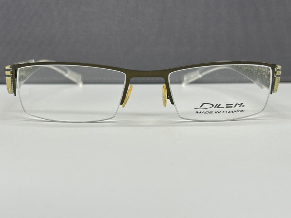 Dilem Eyeglasses Frames men woman Green Olive Large Interchangeable ...