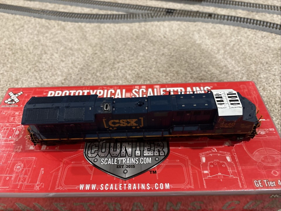HO Scale Scale Trains CSX ET44AH Gevo #3440 Spirit Of Ravenna DCC And ...