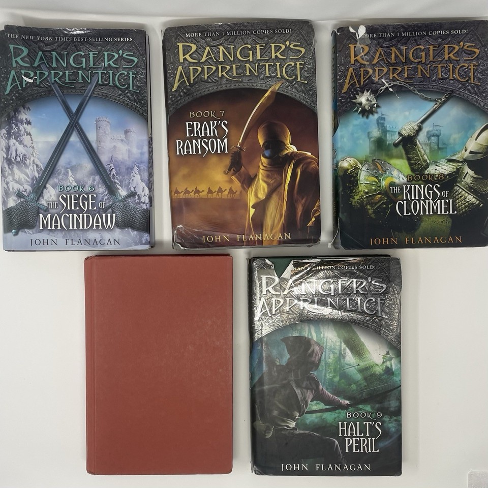 The Ranger's Apprentice Series lot of 5 Hardcover Books John Flanagan ...