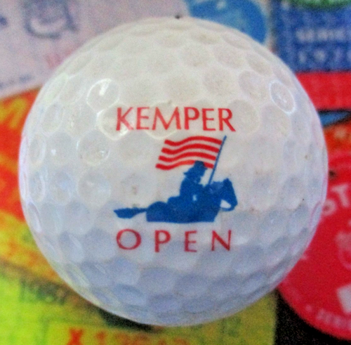 vtg - KEMPER OPEN - Logo golf ball - TPC Avenel - Congressional CC ...