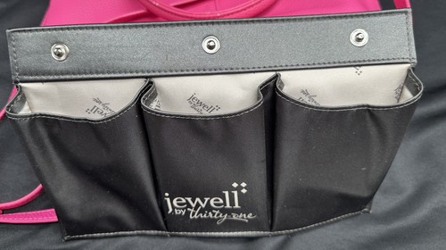 Jewell by Thirty One 31 Triple Slit pocket Charcoal Gray Organize Purse ...