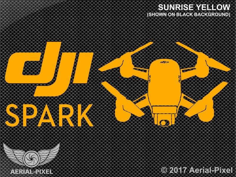 DJI Spark Window / Case Decal Sticker FPV UAV Drone | eBay