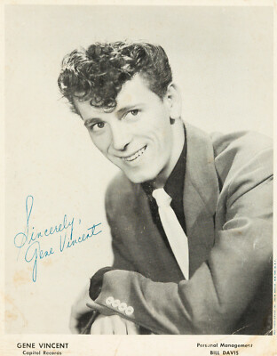 GENE VINCENT Signed Photograph - R&R Singer Vocalist Rock & Roll 7"x5 ...