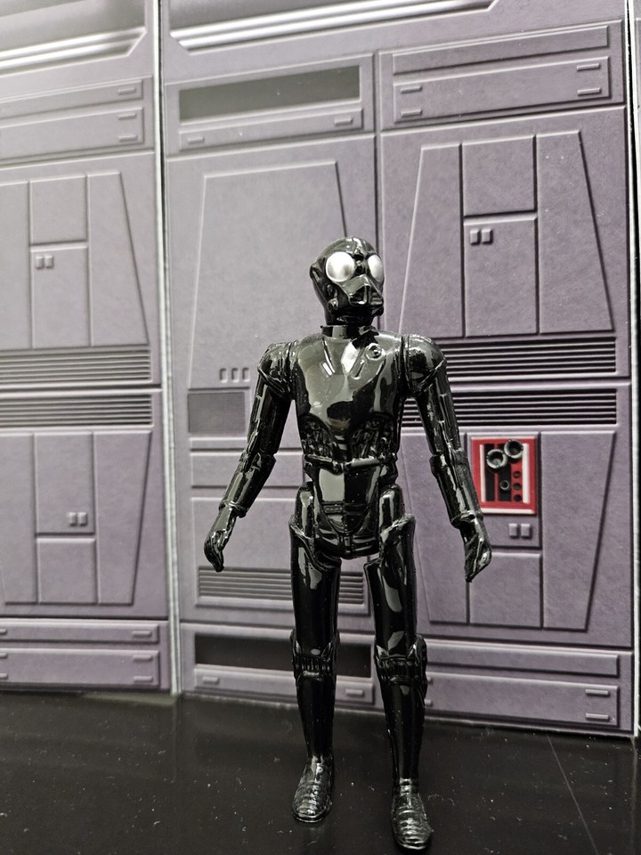 Giant Death Star Hangar Backdrop Playset 3.75 Star Wars Hasbro Kenner ...
