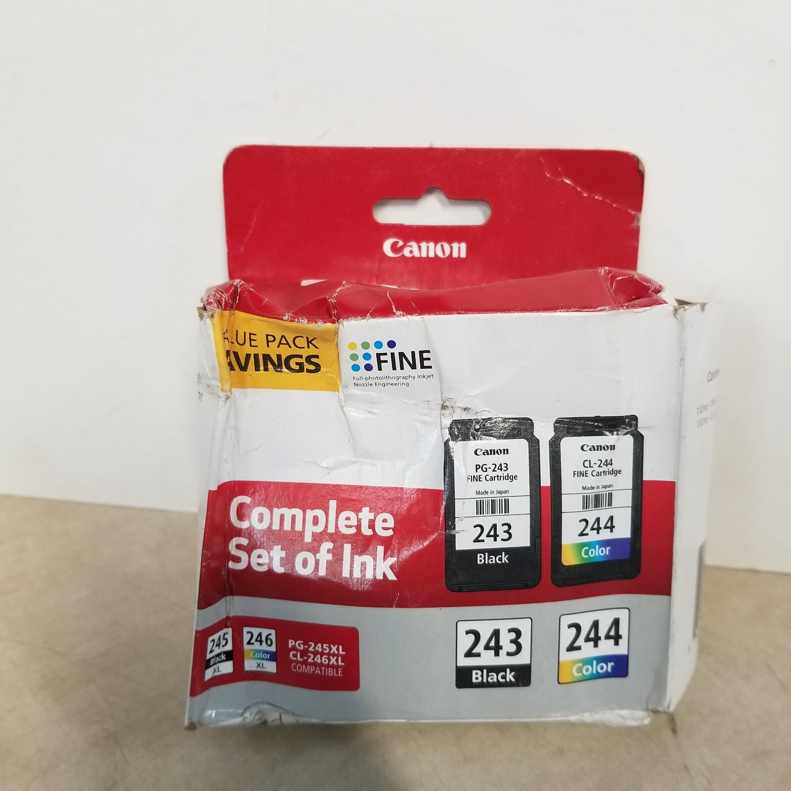 Genuine Canon PG-243 CL-244 Black Color Ink Cartridge Value Pack | eBay