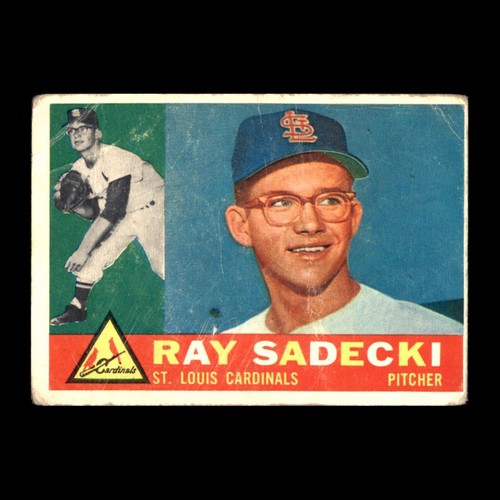 Ray Sadecki 1960 Topps Rookie St. Louis Cardinals #327 Nice Vintage! | eBay