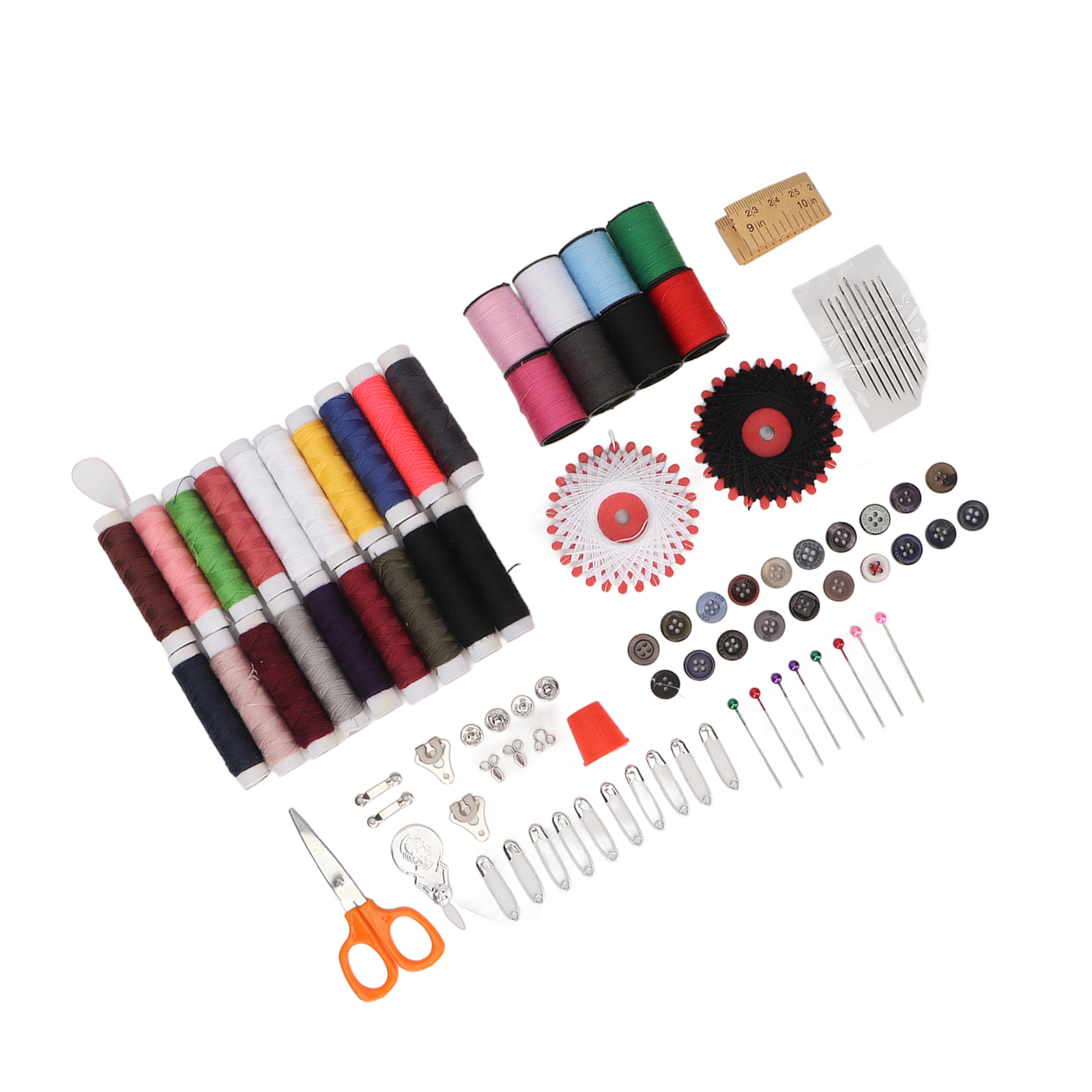 Sewing Kit For Beginners With Scissors Thimble Practical Sewing Repair ...