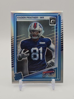 2025 Donruss Optic Football Kaden Prather Silver Holo Rated Rookie ...
