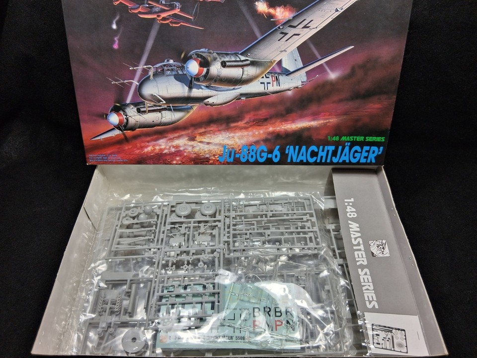 DML Dragon 1/48 JU-88G-6 Nachtjager Tamiya Revell Monogram ICM Hasegawa ...