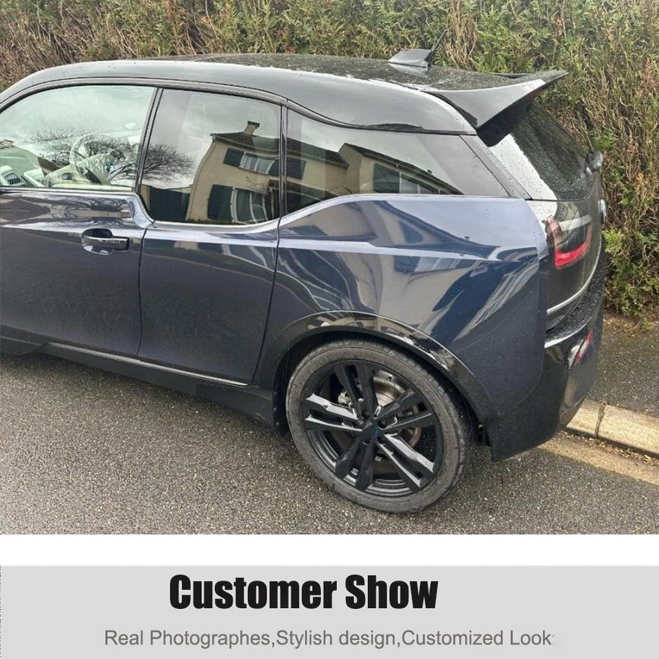 For BMW I3 i3S Hatchback 2014-2020 Gloss Black Rear Roof Window Spoiler ...