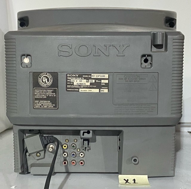 Sony FD Trinitron WEGA KV-13FS100 13" CRT Television for sale online | eBay
