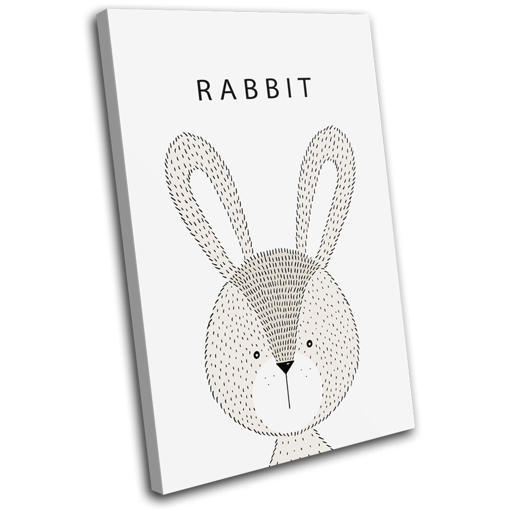 Cute Rabbit Drawing For Kids