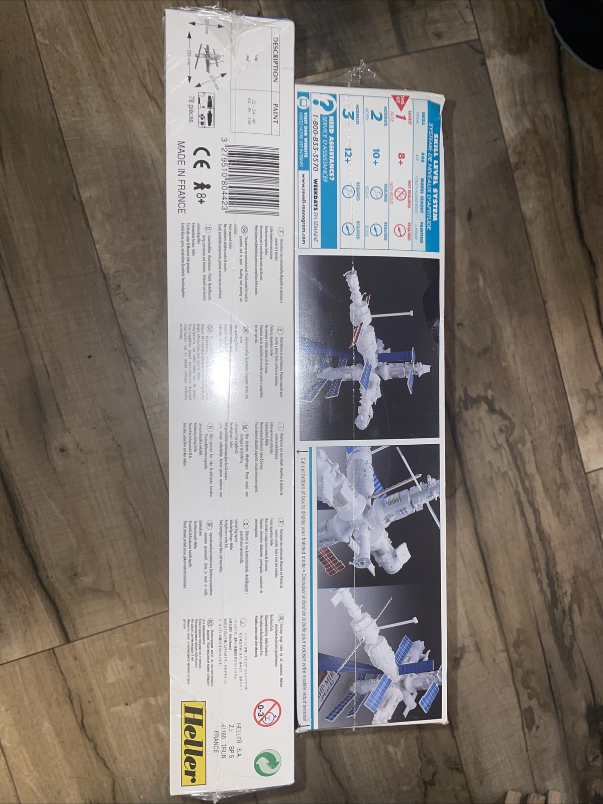 Revell Mir Space Station Snaptite 1/144 & Heller 1/125 80442 Model Kits ...