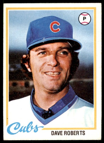 1978 TOPPS DAVE ROBERTS CHICAGO CUBS #501 (102) | eBay
