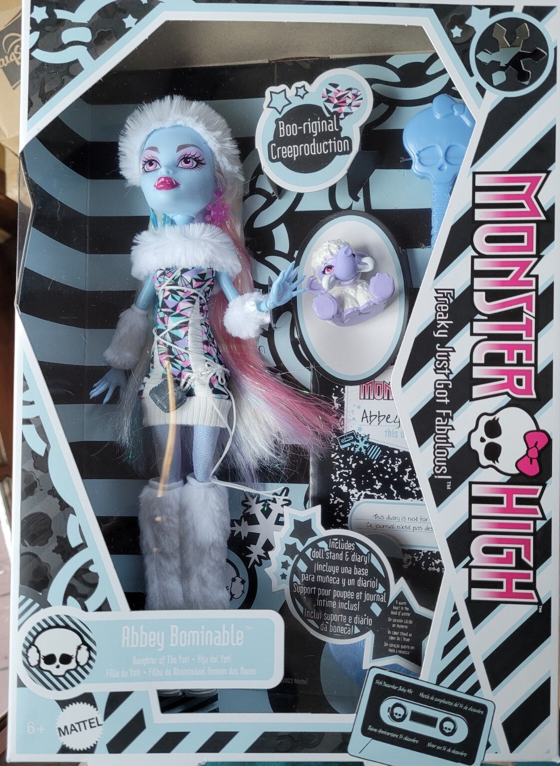 2024 Monster High ABBEY BOMINABLE Boo-riginal Creeproduction Doll NEW&NRFB