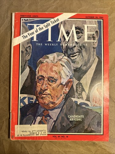 Time Magazine October 30, 1964 Candidate Keating | eBay