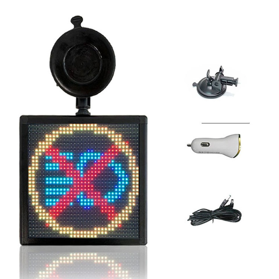 LED Matrix Pixel Panel Helle Werbung LED Zeichen USB Bluetooth LED Auto ...