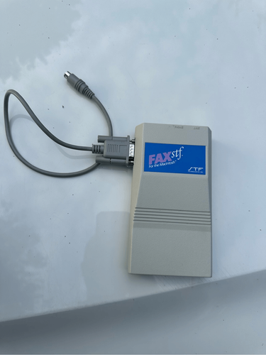 Fax STF for the Macintosh external modem. Very Rare | eBay