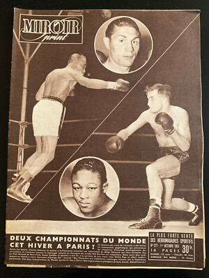 Miroir Sprint 1/10/1951; Boxe Gavilan, Delmine/ Roubaix-Metz/ Bergmann ...