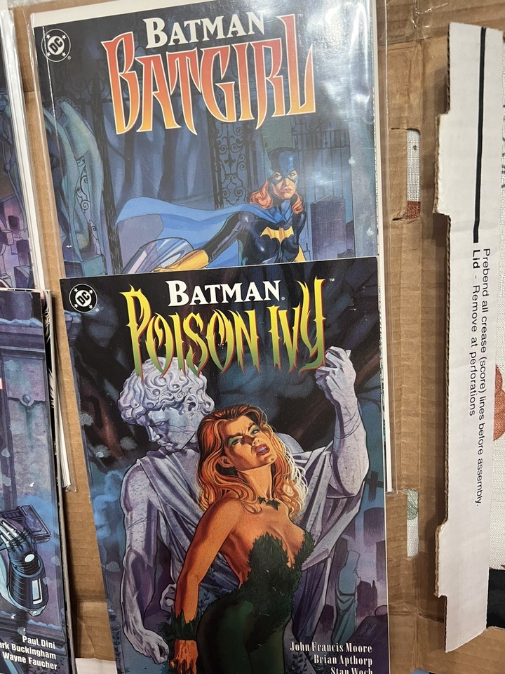 DC Comics Batman: Mr. Freeze, Batgirl, Bane, Poison Ivy 4-book Set ...