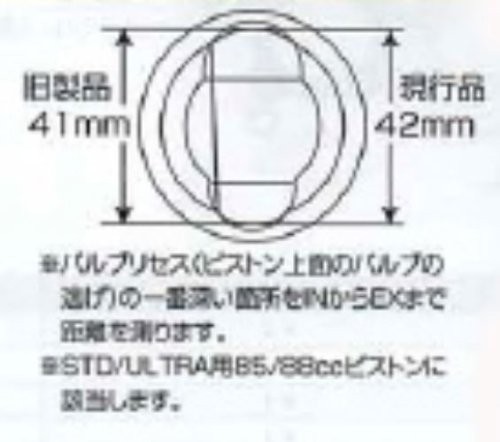 KITACO Piston Pin for Kitaco Monkey Series Bore-Up Pistons DLC 13 x ...