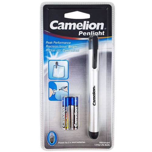 Camelion Doctor Medical Light Torch LED Emergency Flashlight w/ 2x AAA ...