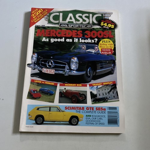 1995 August Classic And Sportcar Magazine, We Drive Our Ads (MH611) | eBay