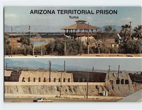 Postcard Arizona Territorial Prison Yuma Arizona USA | eBay