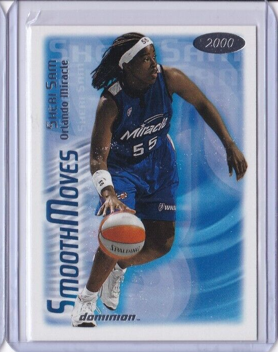 2000 WNBA SKybox Dominion Smooth moves #127 SHERI SAM ORLANDO MIRACLE ...