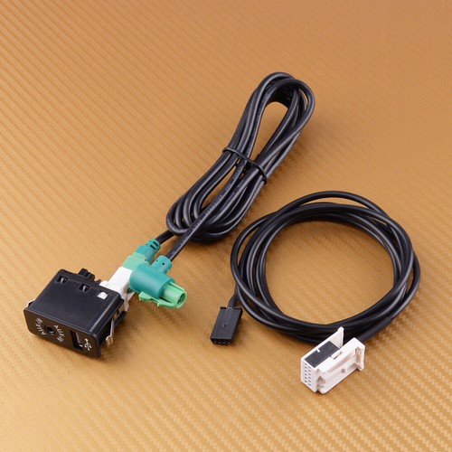 USB AUX IN Switch Socket Cable Adapter Fit for Mini Cooper R50 R52 R53 ...