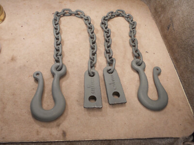 2 - Willys Jeep Trailer Safety Chains,M100,M101,M416,M1101,M151A2 ...