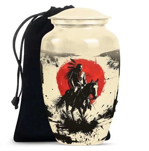 Abstract Native American Memorial Urn - Container For Human Ashes | eBay