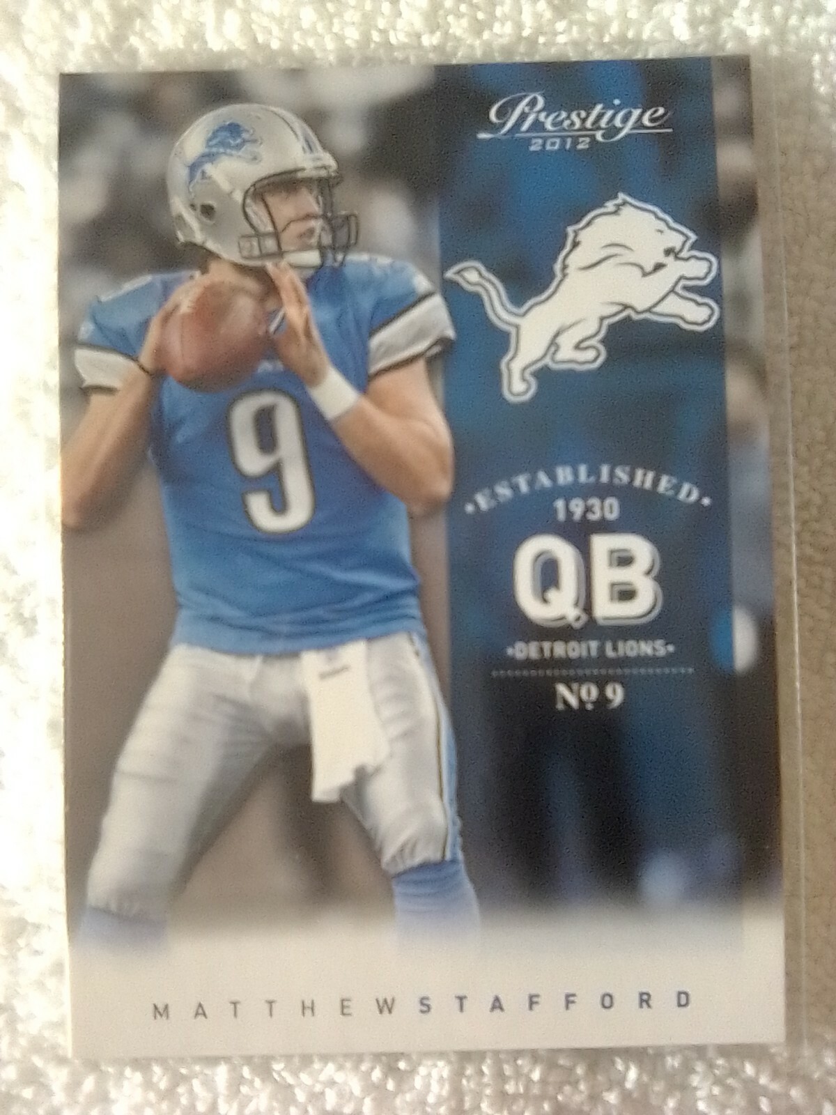 2012 Panini Prestige Football Matthew Stafford Card #65. | eBay