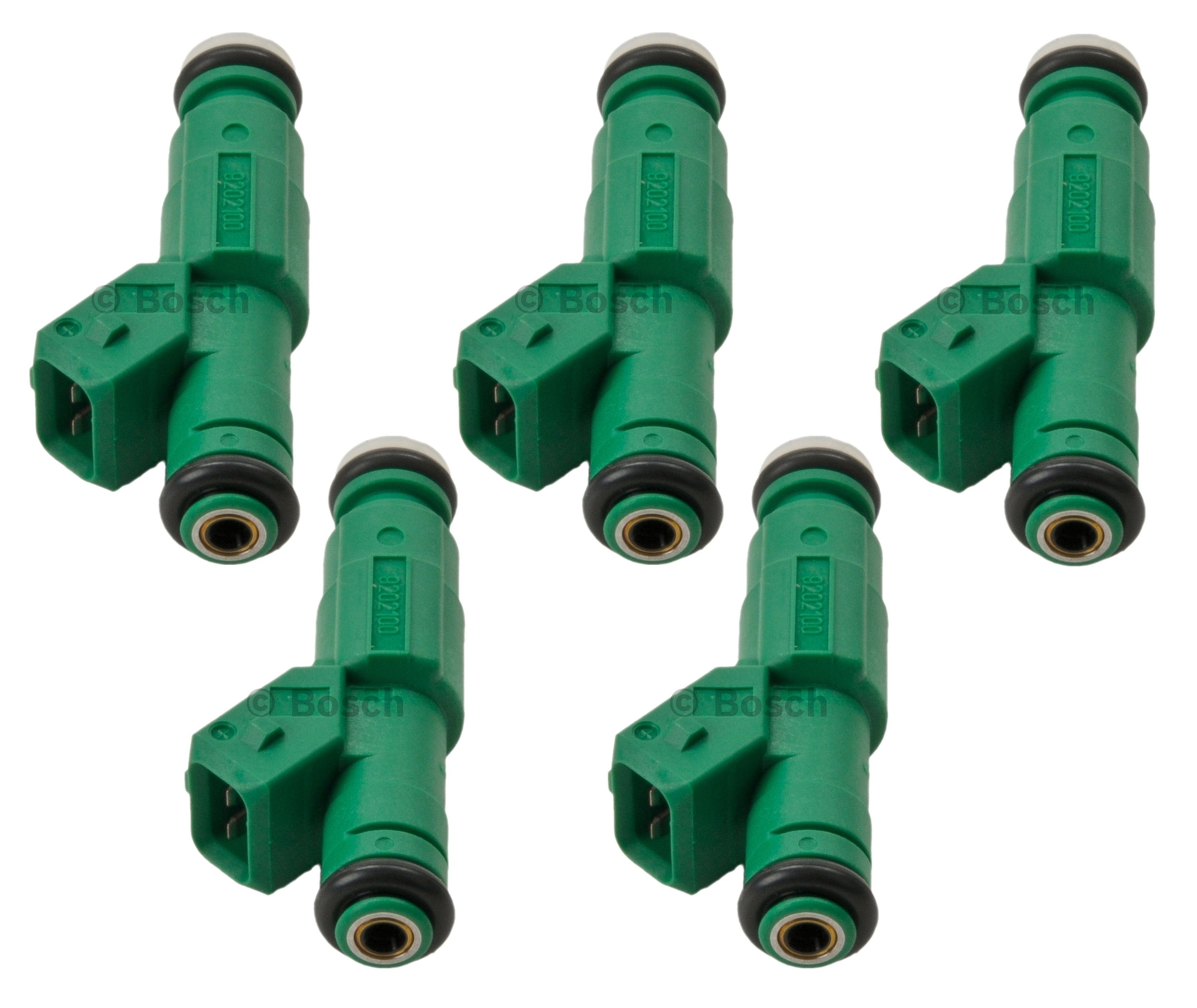 NEW Set of 5 Bosch Fuel Injectors Port Injection for Volvo C70 S60 V70 ...