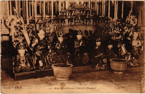 CPA AK Hanoi Autel Bouddhique Vietnam Indochina (1345600) | eBay