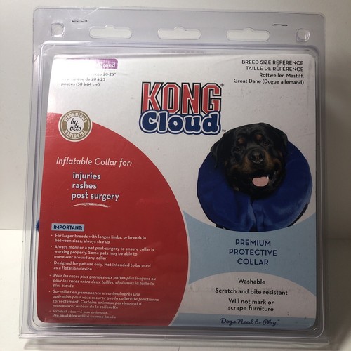 KONG Cloud Inflatable Protective Collar for Recovery - X-Large - Neck ...