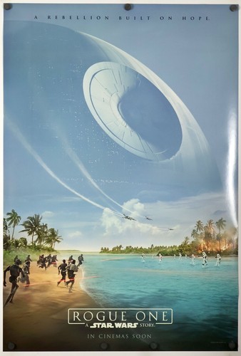 Rogue One A Star Wars Story - original DS movie poster 27x40 D/S Beach ...