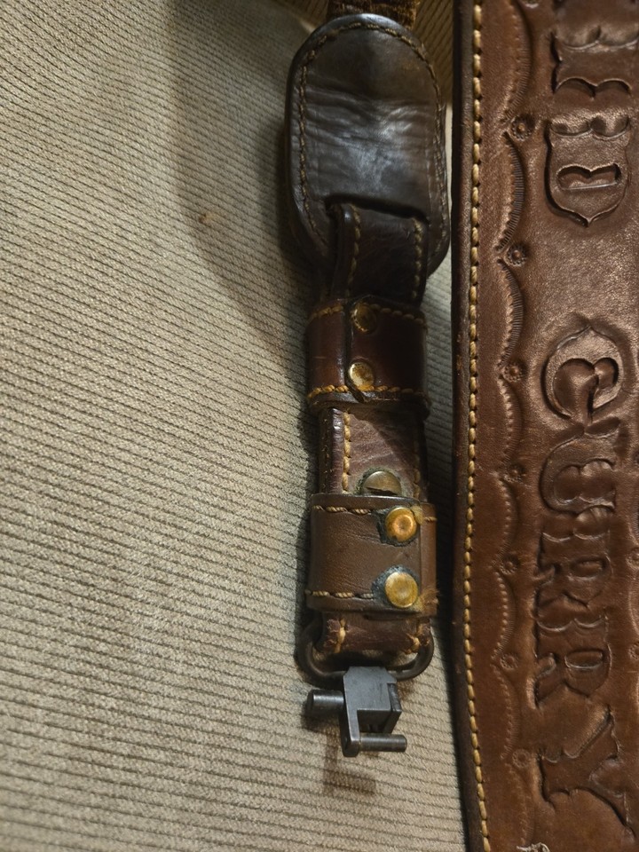 Vintage Kid Curry 32"Long Rifle Leather Sling | eBay
