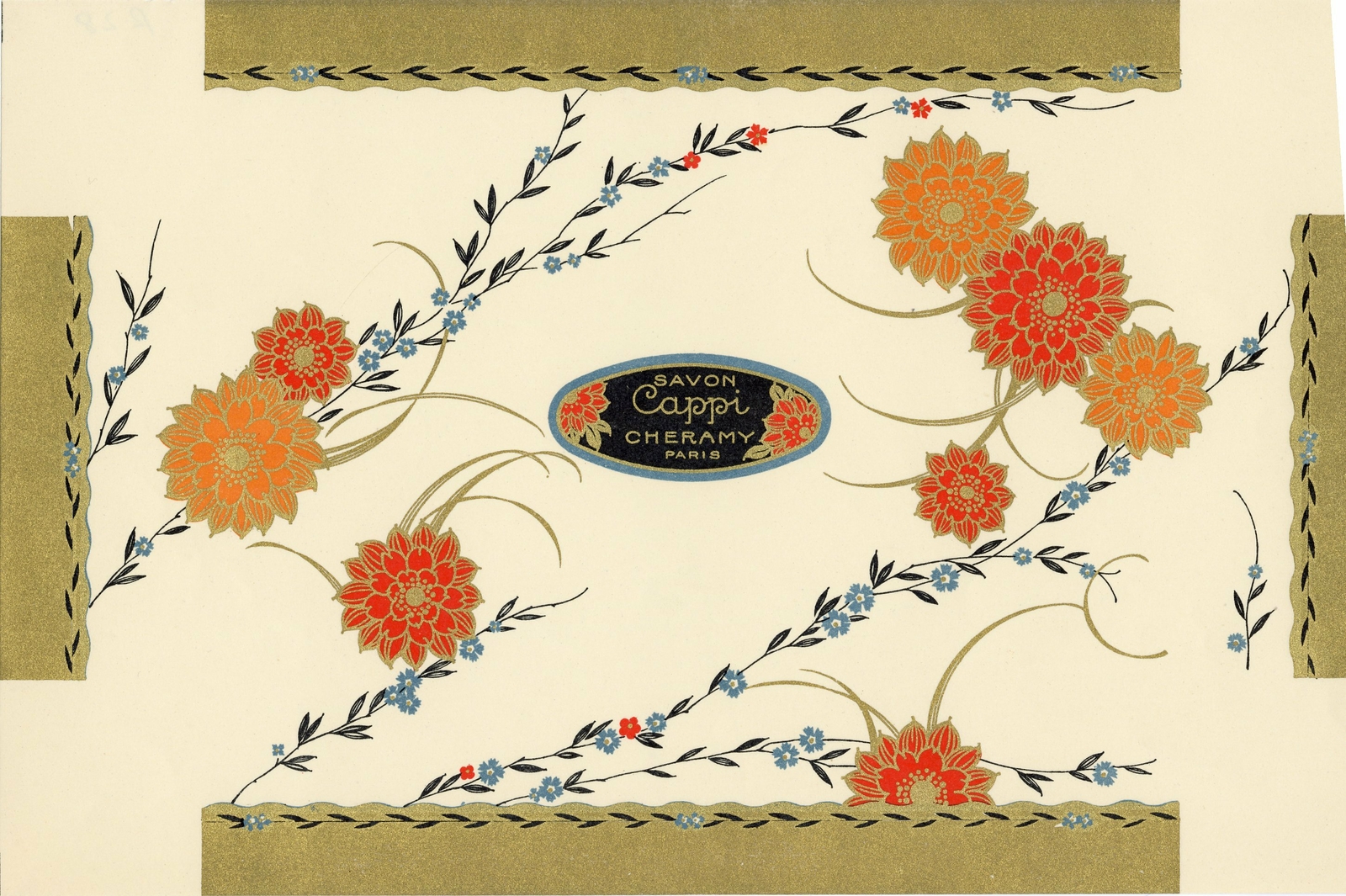 Vintage, Unused, French SAVON CAPPI Soap Crate Label || CHERAMY | eBay