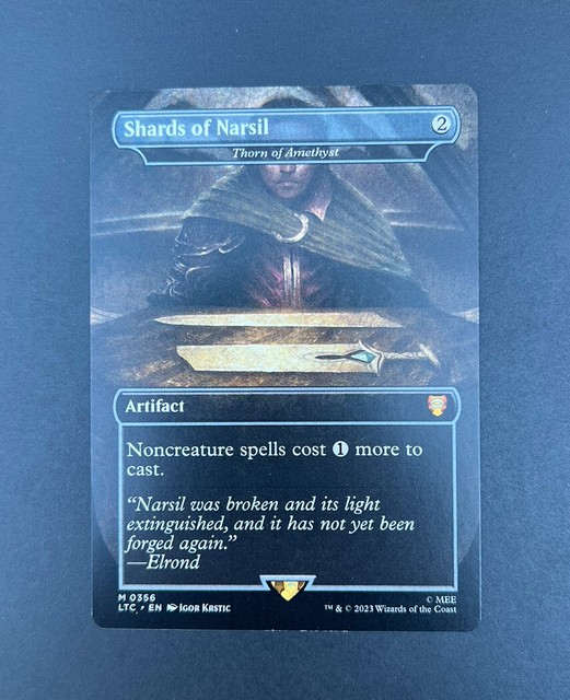 MTG Shards of Narsil - Thorn of Amethyst Commander: The Lord of the ...
