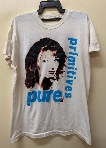 The Primitives Pure Album white t-shirt indie pop band QT1104 | eBay