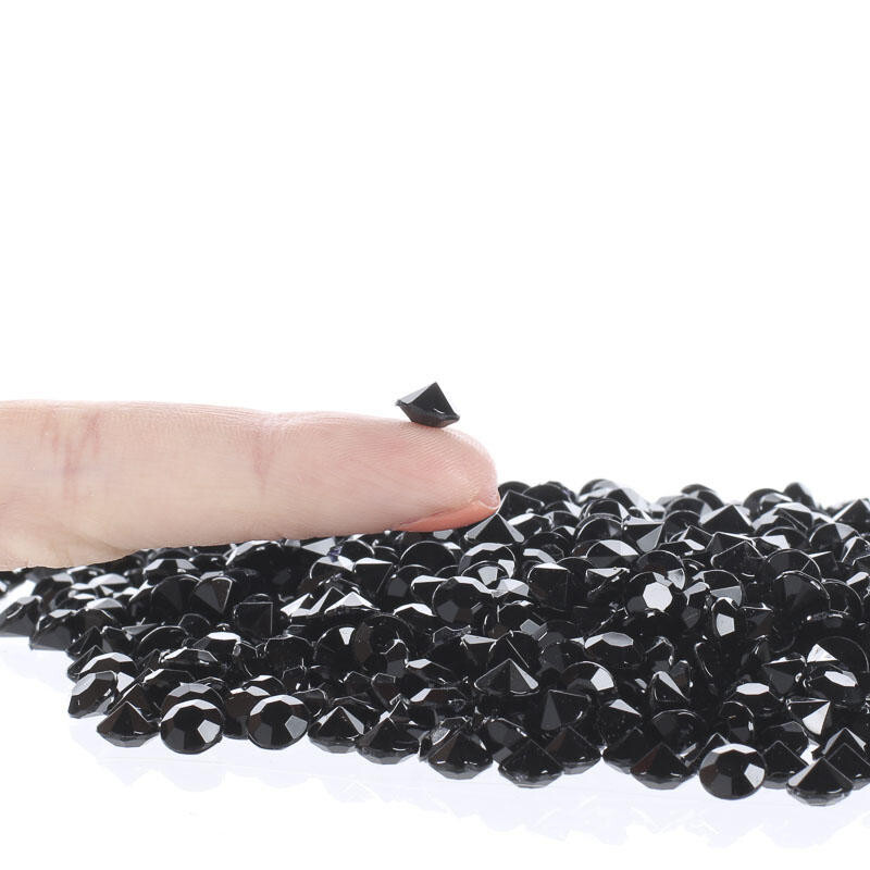 Bulk Buy of approx. 6000 Black Acrylic Diamond Gem Table Scatters | eBay