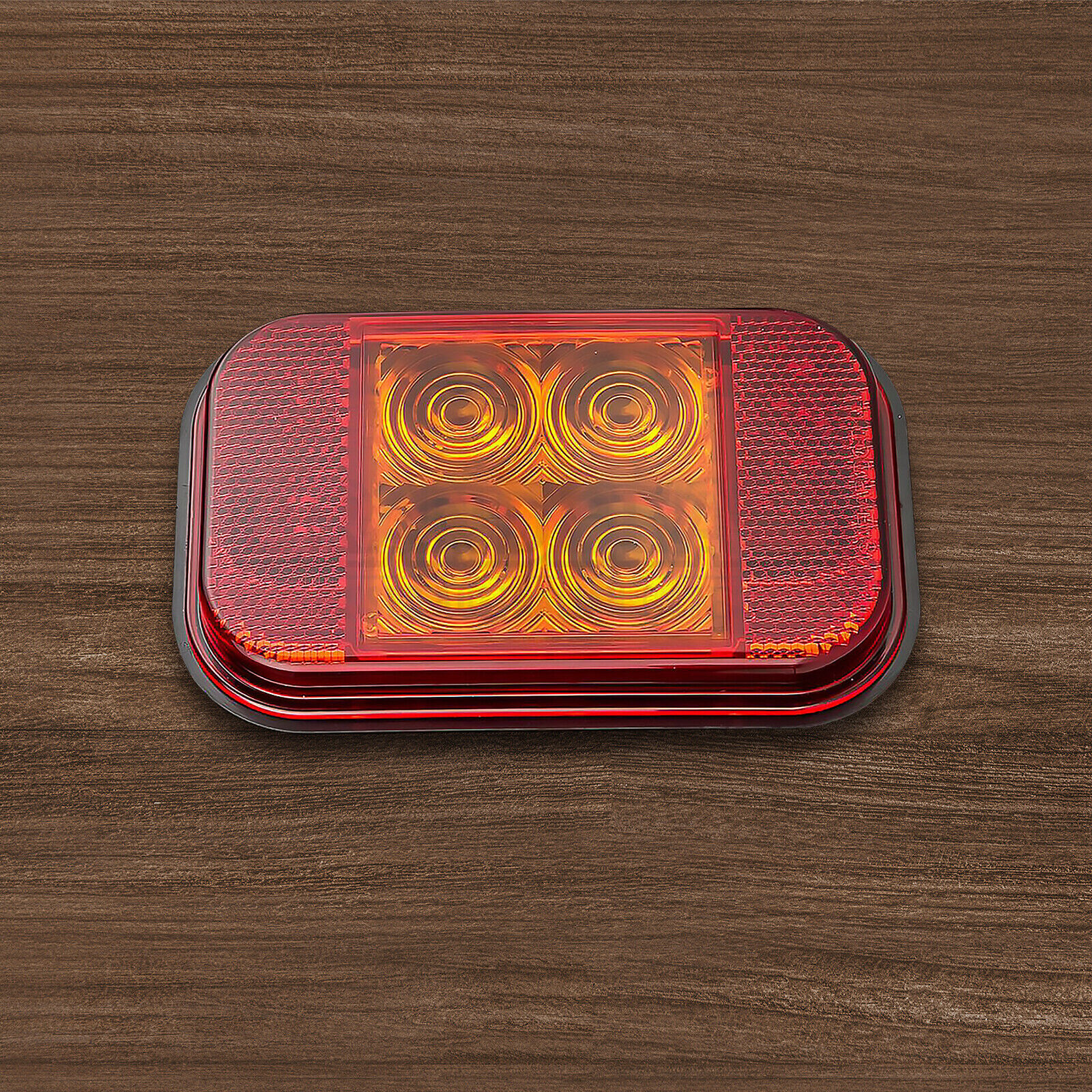 LED Autolamps 133AMB LED Technologies Reverse LED Light Clear Lens 16 ...