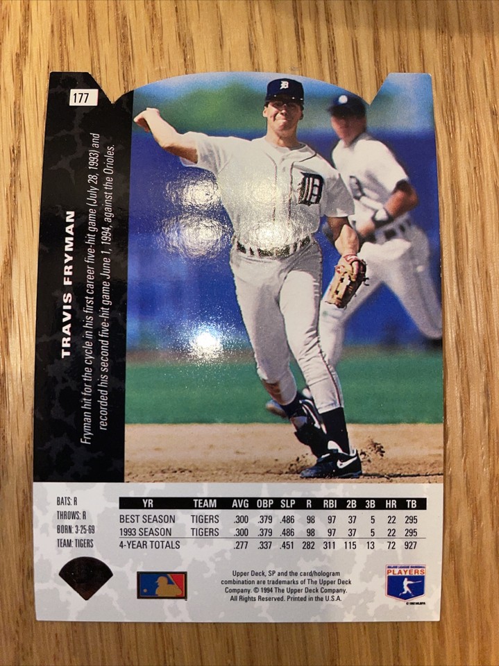 Travis Fryman 177 Players SC112 | eBay